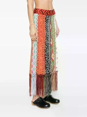 Alanui Scent Of Incense Mix-pattern Skirt