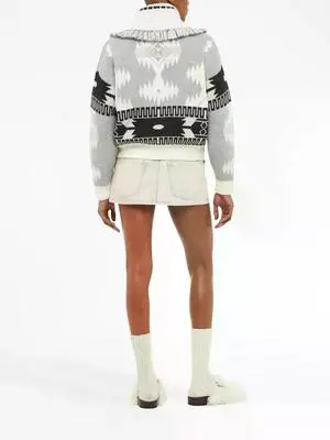 Alanui Icon Jacquard Cardigan Bomber