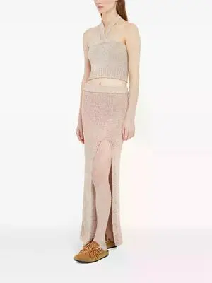Alanui Knitted Beach Skirt