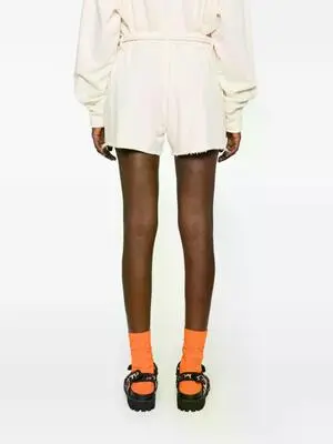 Alanui Braided-belt Cotton Shorts