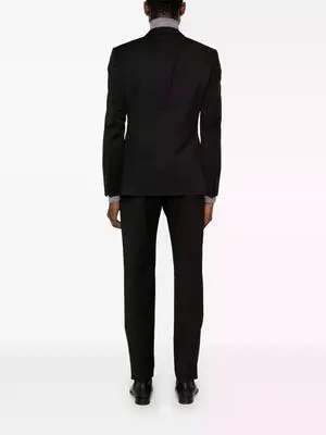 Tagliatore Single-breasted Wool Suit - Black