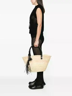 Alanui Large Icon Palm Leaf Raffia Tote Bag