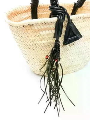 Alanui Large Icon Palm Leaf Raffia Tote Bag