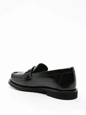 Brunello Cucinelli Monili Chain-detailed Loafers - Black