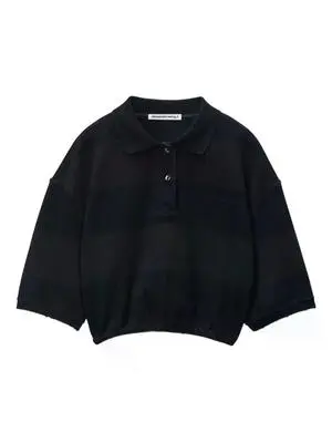Alexander Wang Cropped Polo Shirt