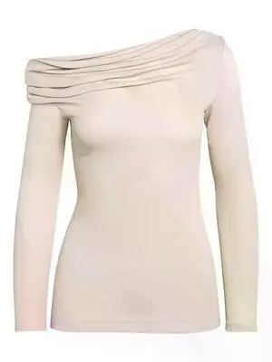 Givenchy Asymmetric Draped Top - Neutrals