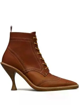 Thom Browne 90mm Wingtip Boots - Brown