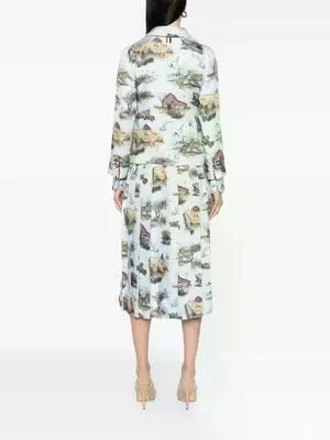 Thom Browne All-over Print Blazer