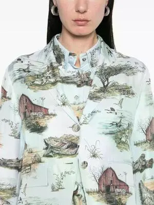 Thom Browne All-over Print Blazer