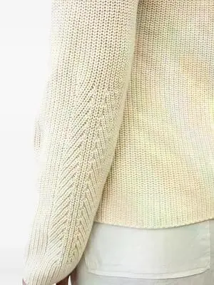 Marc O'polo V-neck Ribbed Sweater - Neutrals