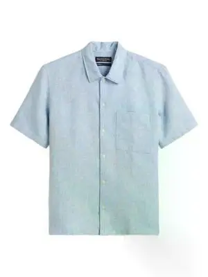 Marc O'polo Short-sleeve Button-up Shirt - Blue