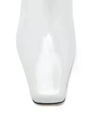 Proenza Schouler Trap Leather Knee-high Boots - White