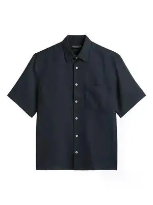 Marc O'polo Short-sleeve Button-up Shirt - Blue