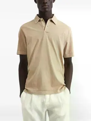 Marc O'polo Button-up Polo Shirt - Neutrals
