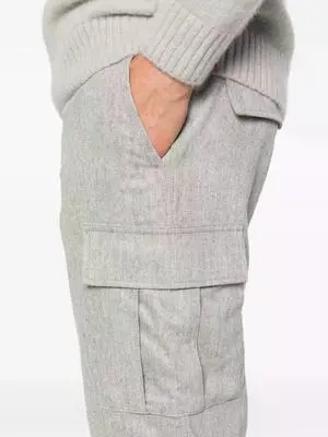 Eleventy Cargo-pockets Trousers - Grey