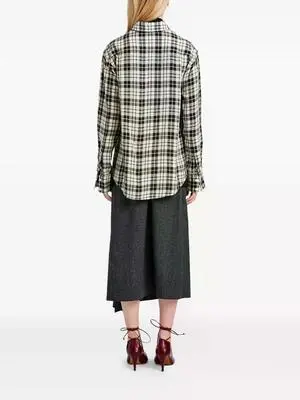 Proenza Schouler Checked Shirt - Black