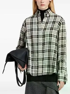 Proenza Schouler Checked Shirt - Black
