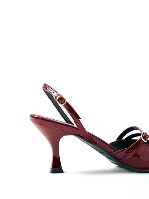 ALOHAS 75mm Leather Heeled Pumps