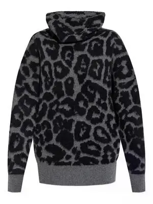 Stella McCartney Leopard-Pattern Roll-Neck Jumper 1010 Leopard