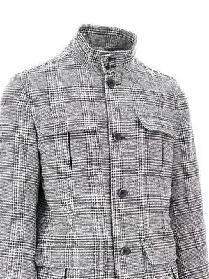 Herno Checked Single-breasted Coat