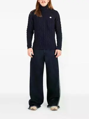 SOCIETE ANONYME Cable-knit Turtleneck Sweater