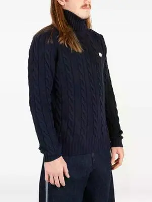 SOCIETE ANONYME Cable-knit Turtleneck Sweater