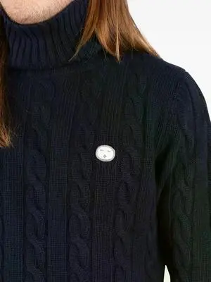 SOCIETE ANONYME Cable-knit Turtleneck Sweater