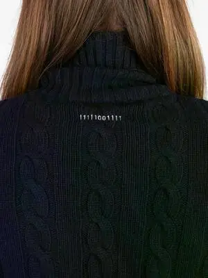 SOCIETE ANONYME Cable-knit Turtleneck Sweater
