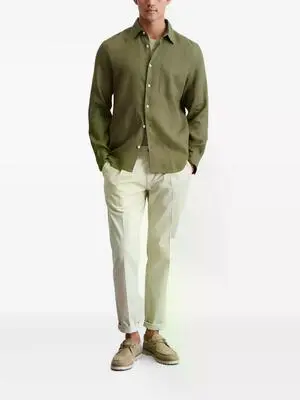 Marc O'polo Button-up Chest-pocket Shirt - Green