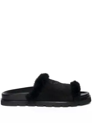 Zadig&Voltaire Teddy Bare Sandals - Black