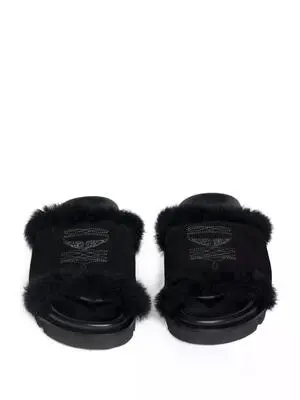Zadig&Voltaire Teddy Bare Sandals - Black