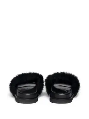 Zadig&Voltaire Teddy Bare Sandals - Black