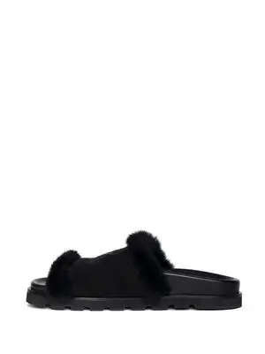 Zadig&Voltaire Teddy Bare Sandals - Black
