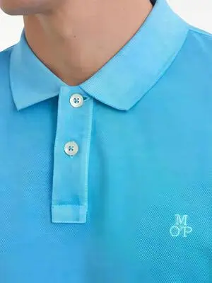 Marc O'polo Logo-embroidered Polo Shirt - Blue