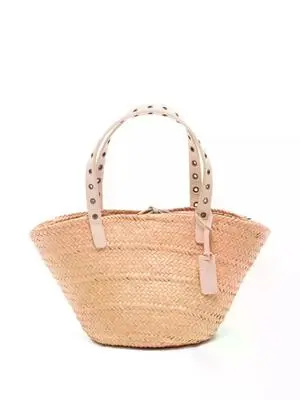 Nannacay Woven Straw Tote Bag
