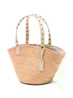 Nannacay Woven Straw Tote Bag