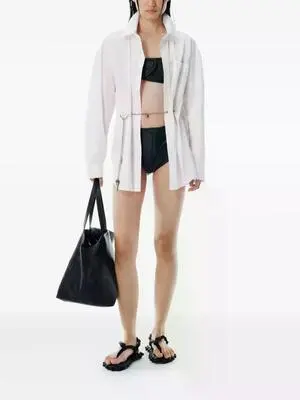 Alexander Wang Embossed-logo Tote Bag - Black