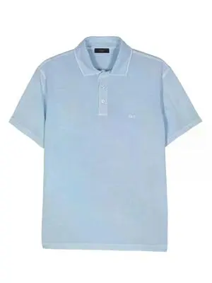 FAY Logo-embroidered Cotton Polo Shirt