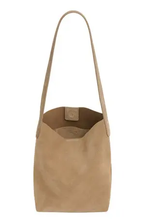 MANSUR GAVRIEL Small Everyday Cabas Suede Hobo Bag - Anise