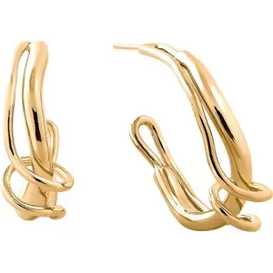 PIERETTI Claudette Hoop Earrings