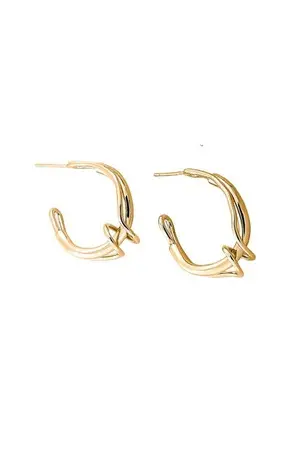 PIERETTI Claudette Hoop Earrings