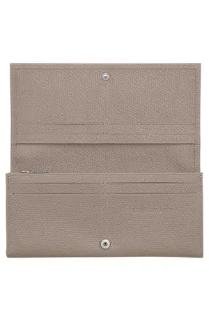 Longchamp Le Roseau Long Continental Wallet - Clay