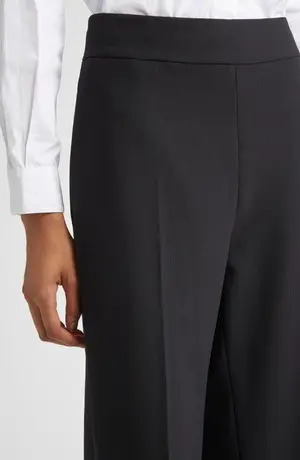 Carolina Herrera Diane High-waist Wide-leg Pants - Black