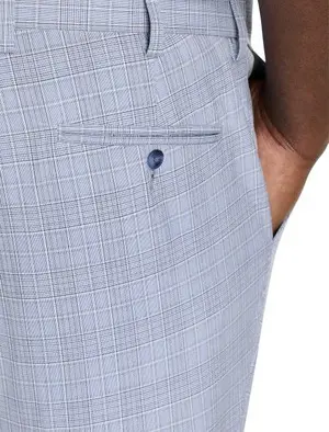 SYNRGY BY DXL Big & Tall Plaid Machine-washable Suit Pants
