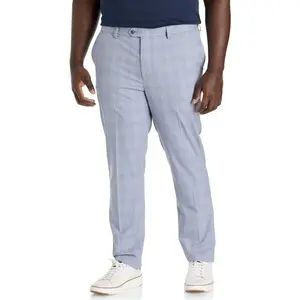 SYNRGY BY DXL Big & Tall Plaid Machine-washable Suit Pants