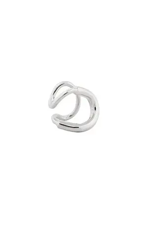 PIERETTI Cala Ear Cuff - Silverplate