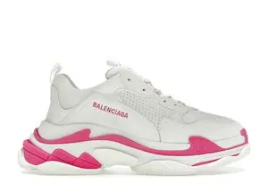 Balenciaga Triple S Sneakers - White/fluo Pink