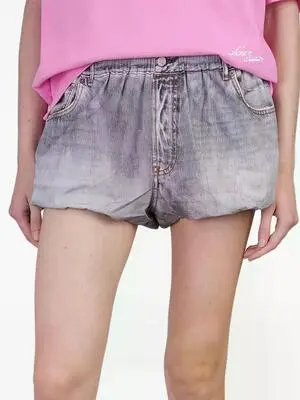 Acne Studios Balloon-hem Denim Shorts - Grey
