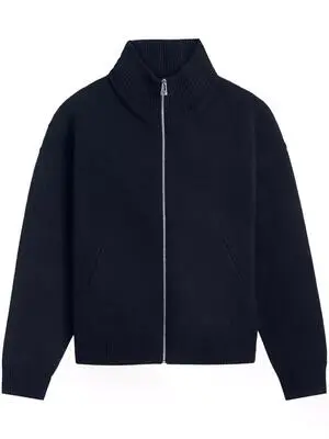 Axel Arigato Core Wool-blend Zipped Cardigan - Blue