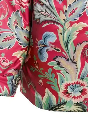 Etro Floral-print Shirt Coat